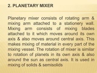 Pharmaceutical Mixing & Homogenization | PPTX