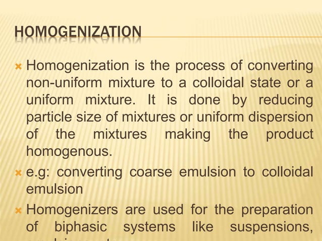 Pharmaceutical Mixing & Homogenization | PPTX