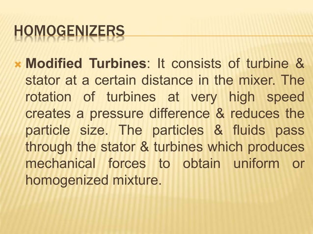Pharmaceutical Mixing & Homogenization | PPTX