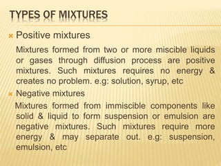 Pharmaceutical Mixing & Homogenization | PPTX