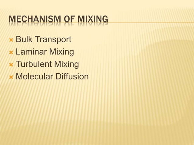 Pharmaceutical Mixing & Homogenization | PPTX