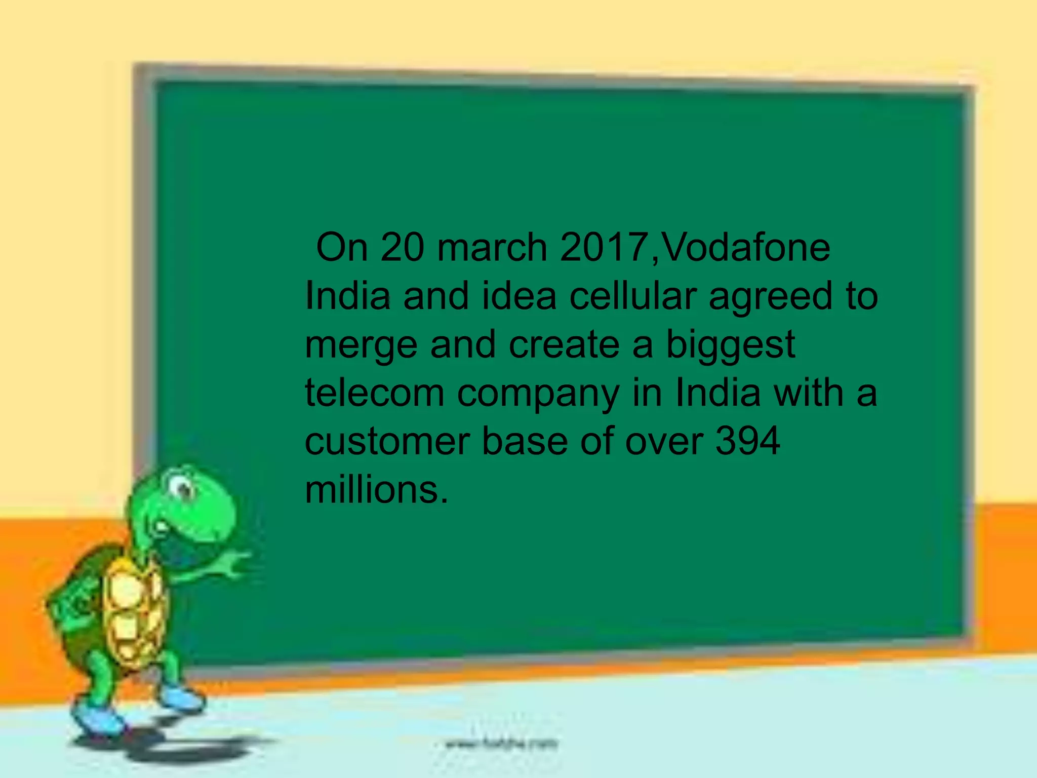 Vi (VODAFONE & IDEA MERGER) | PPTX