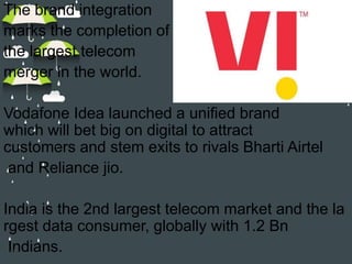 Vi (VODAFONE & IDEA MERGER) | PPTX
