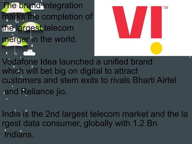 Vi (VODAFONE & IDEA MERGER) | PPTX