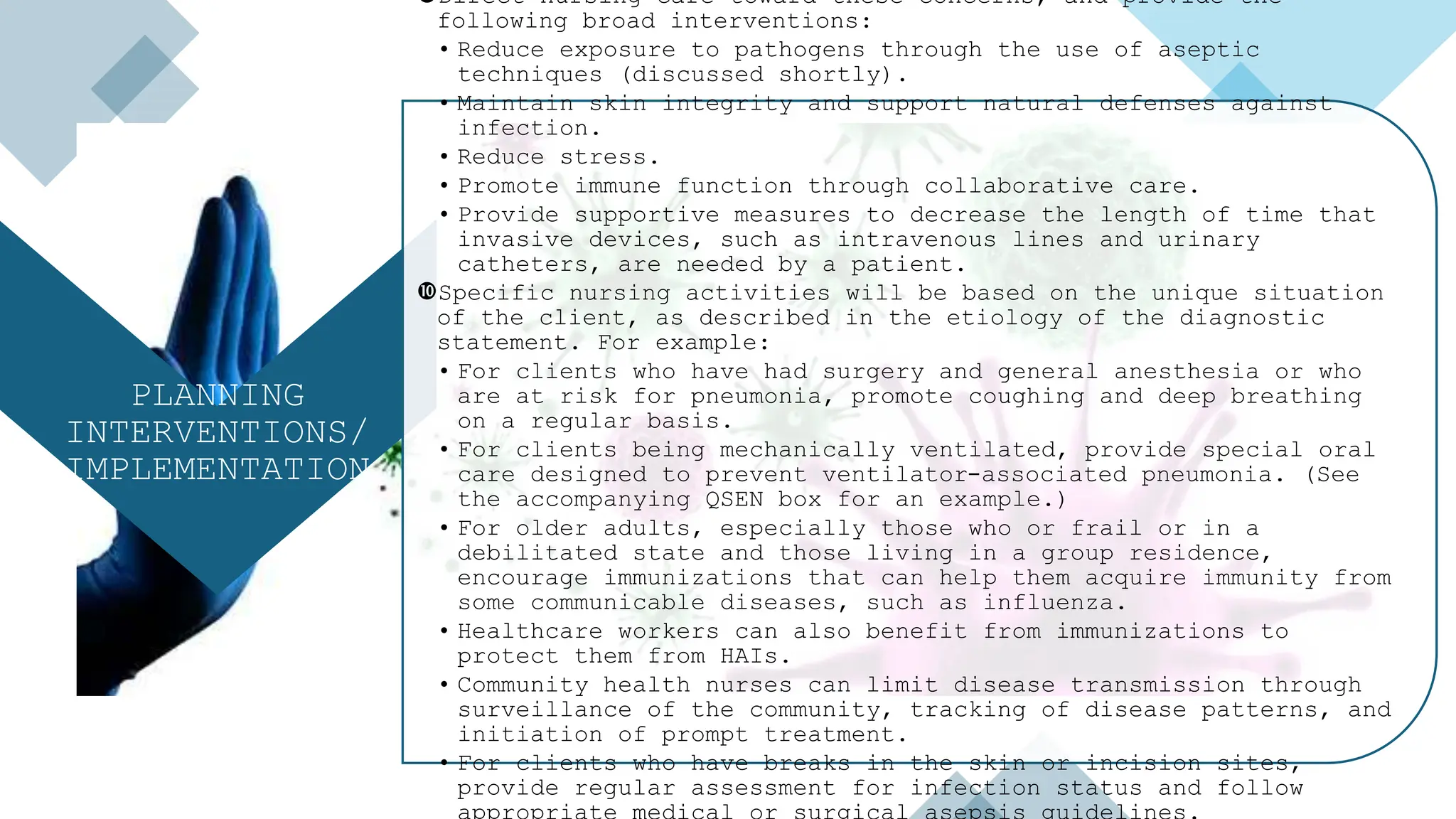 VI.1. Procedures Basic to Nursing Care, Aespsis and Infection control.pptx