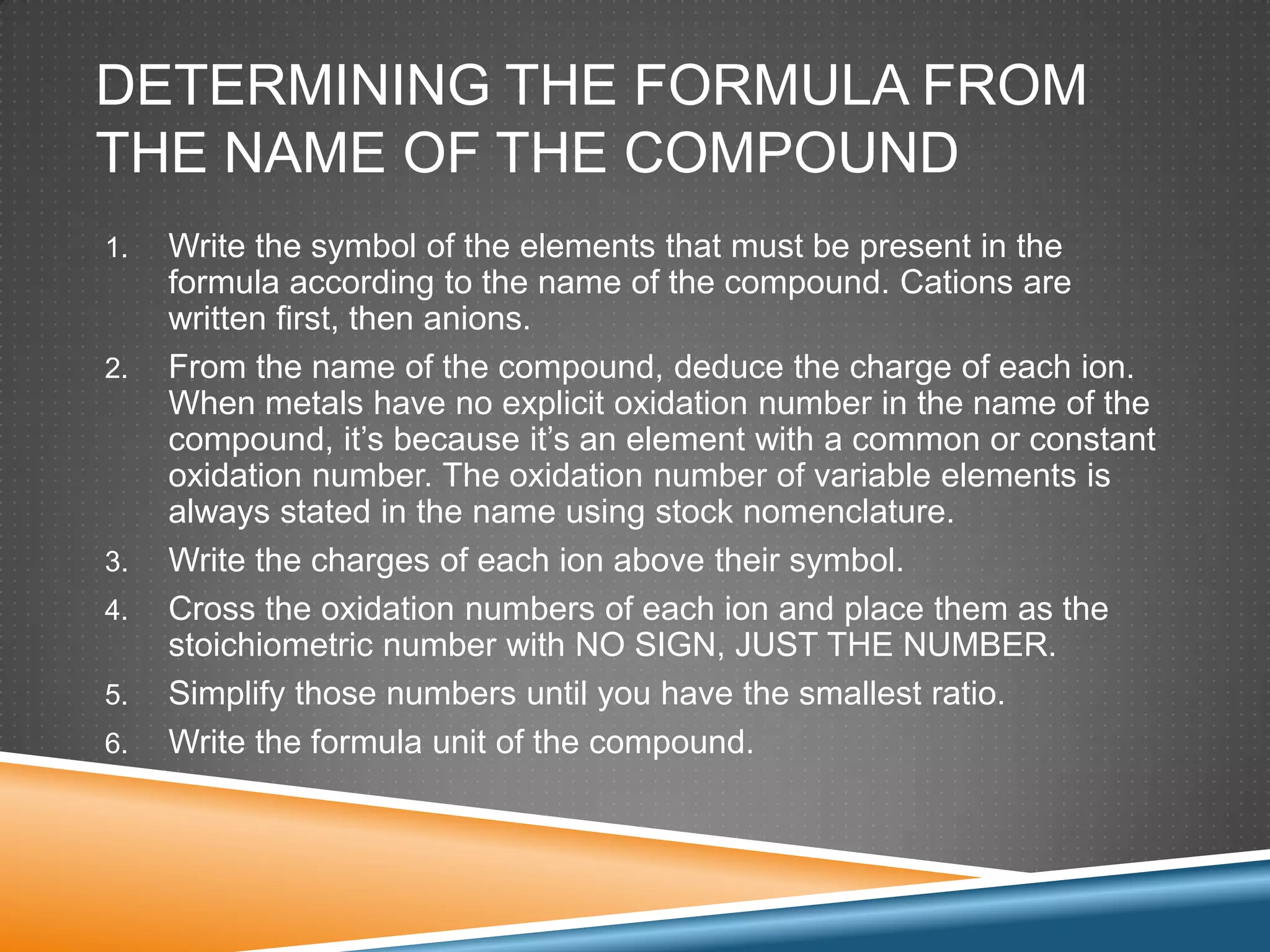 Vi nomenclature of inorganic compounds | PPTX