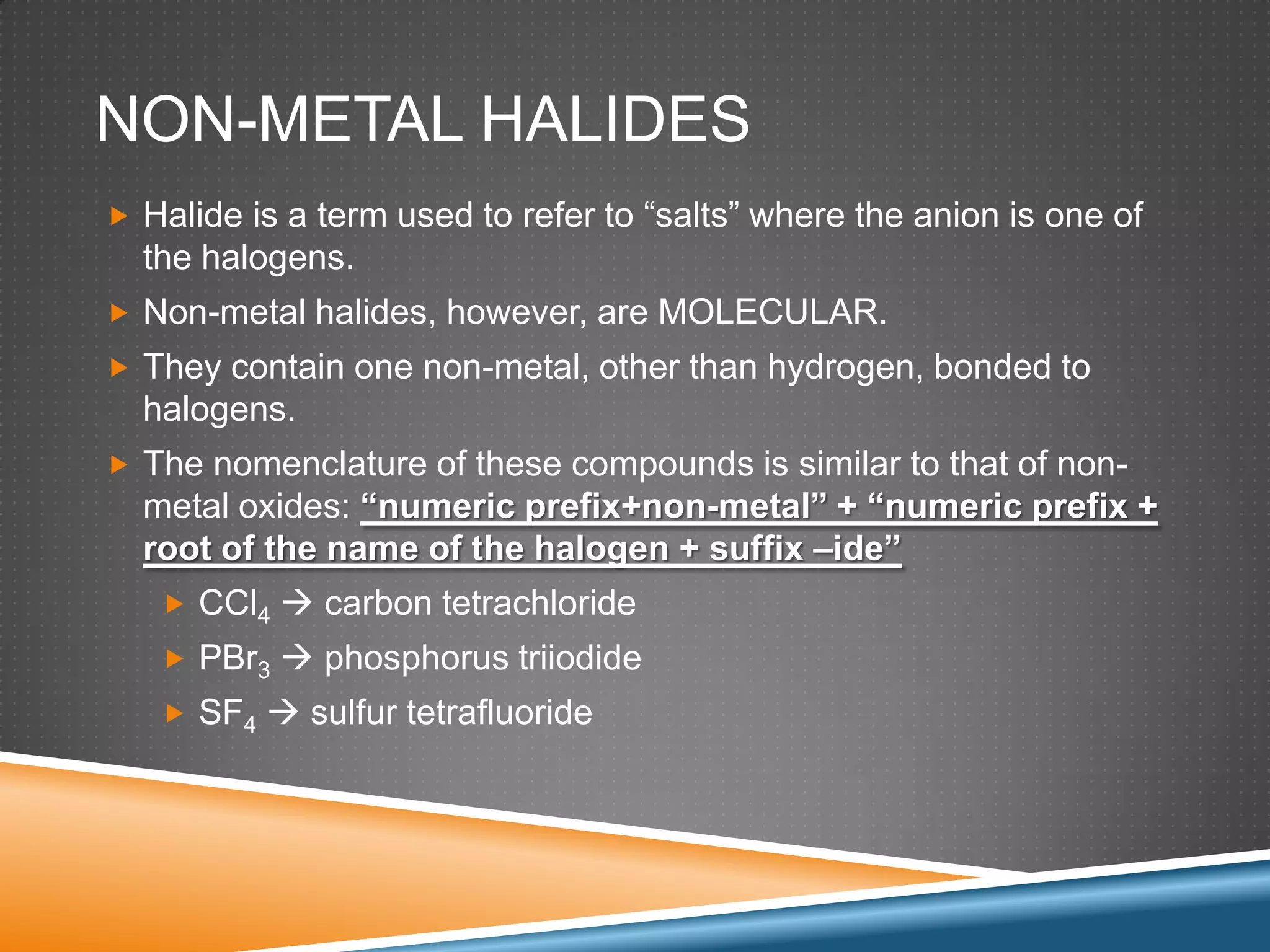 Vi nomenclature of inorganic compounds | PPTX