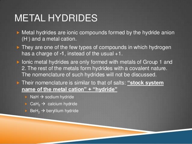 Vi nomenclature of inorganic compounds