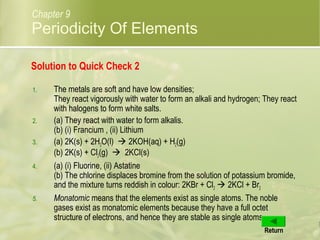 C09 periodicity of elements | PPT