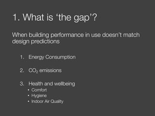 Mind the Gap - What can Passive House Design teach us about closing the ...
