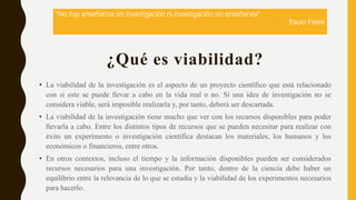 Viabilidad | PPT