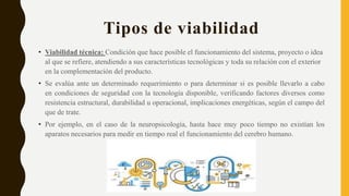 Viabilidad | PPTX