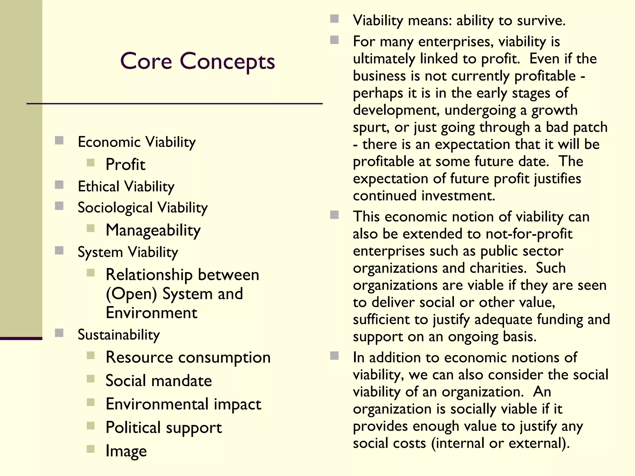 Business Viability | PPT