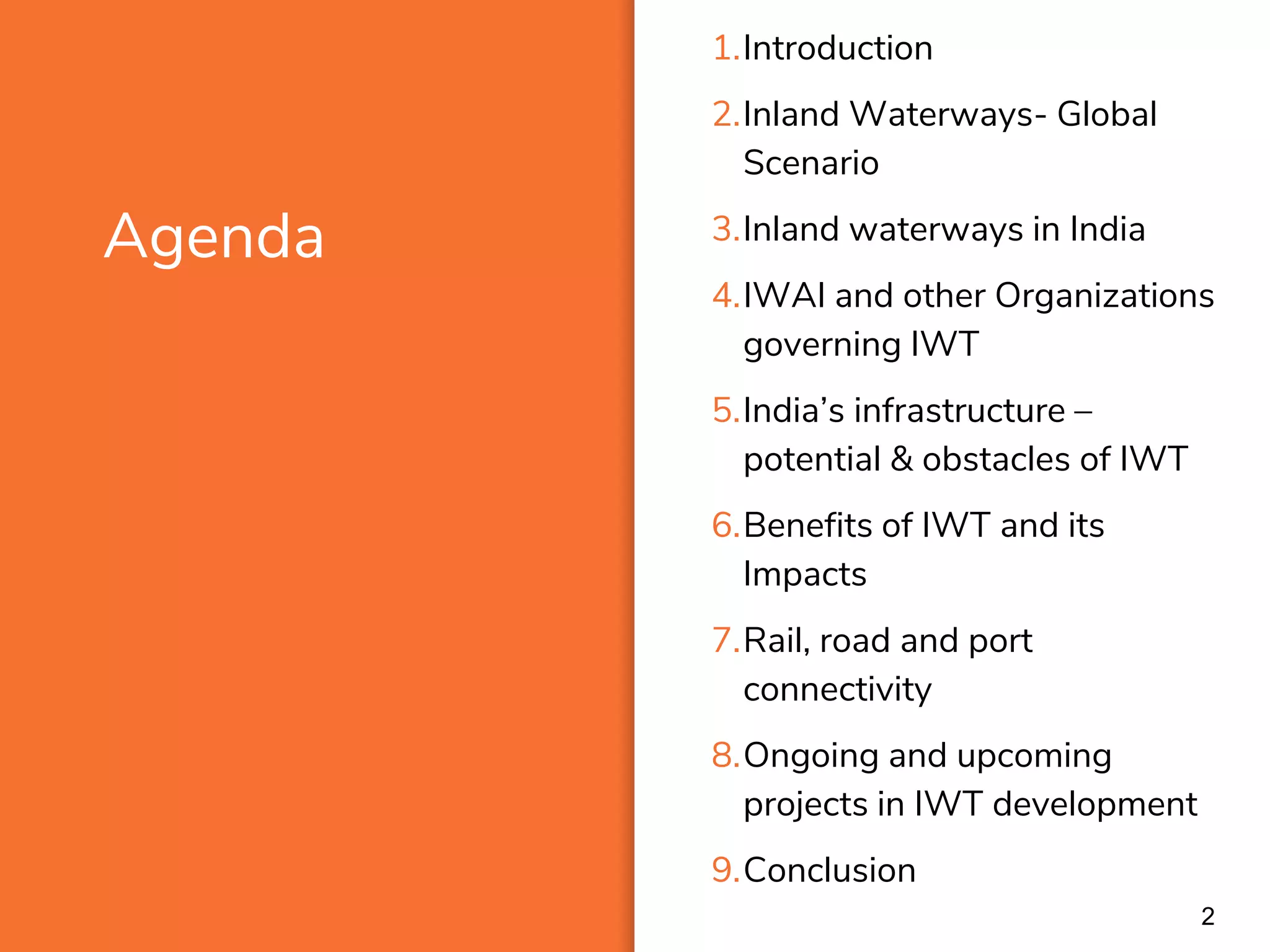 Viability of inland waterways in india | PPTX