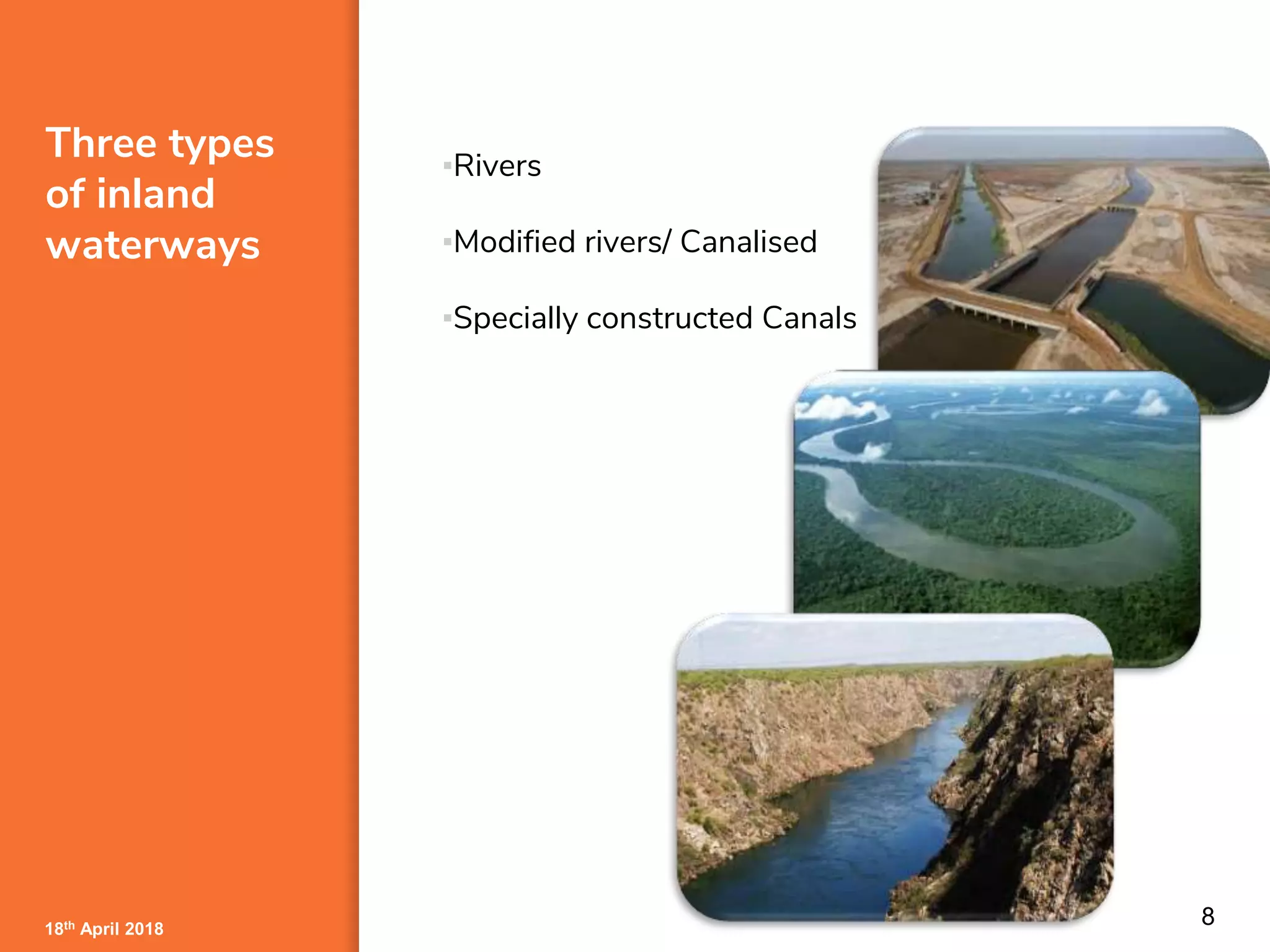 Viability of inland waterways in india | PPTX