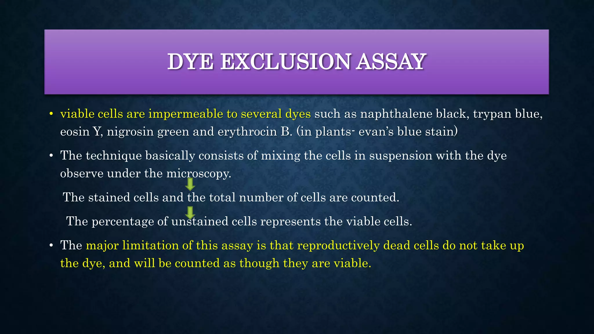 Viability testing of cells | PPTX