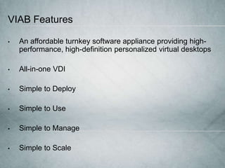presentation of VDI in a box | PPTX