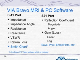 Bravo MRI Network Analyzer Training | PPT