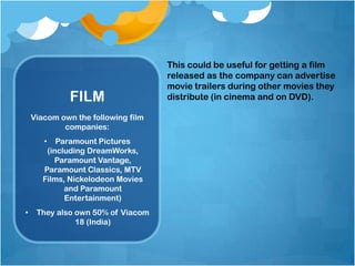 Viacom | PPTX | Media Industry | Industries