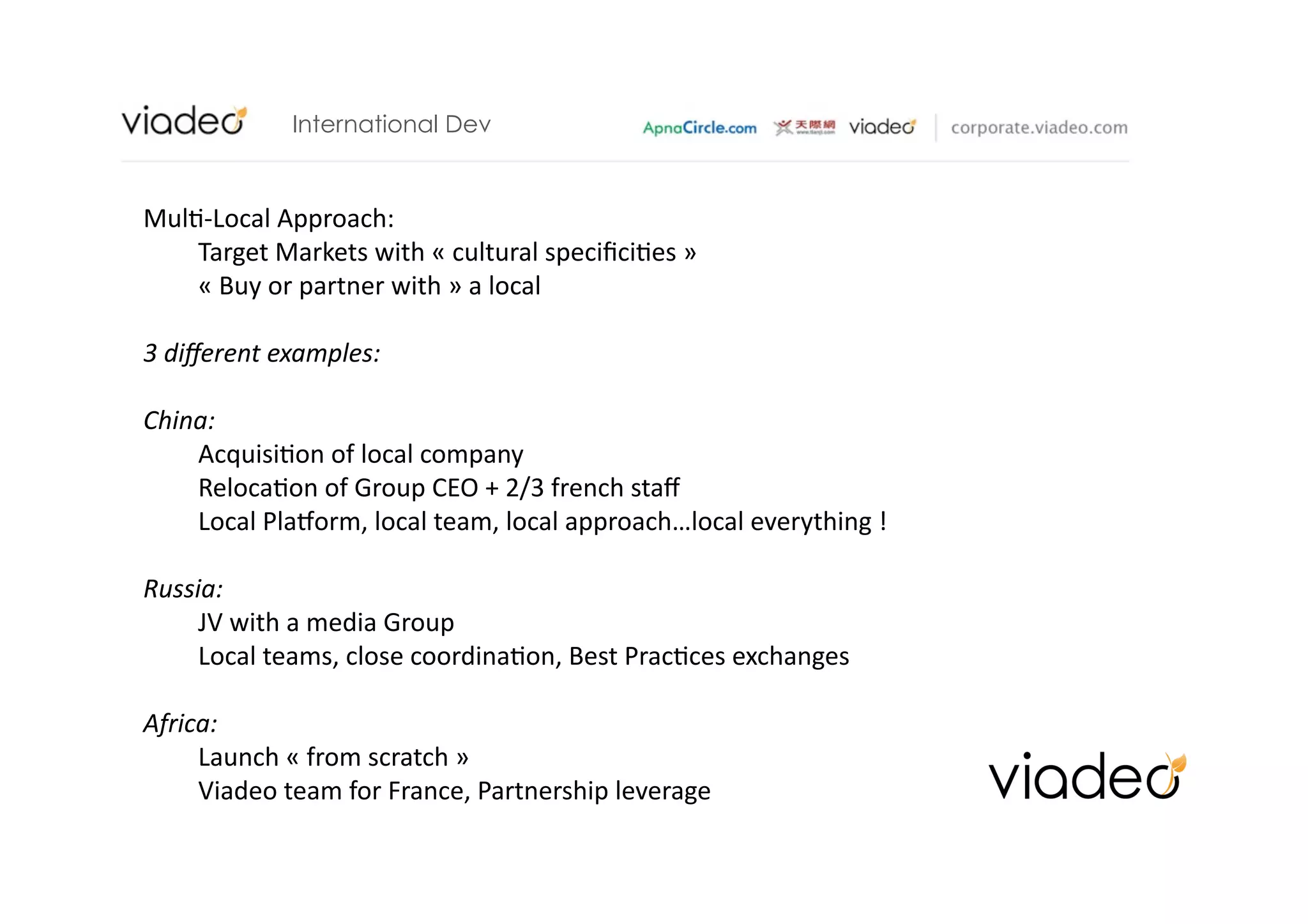 Viadeo | PPT