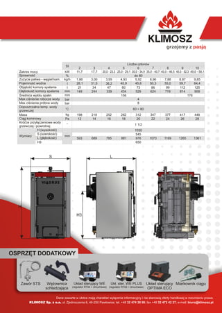 VIADRUS HERCULES U22 - ulotka kotła | PDF | Chemistry | Science