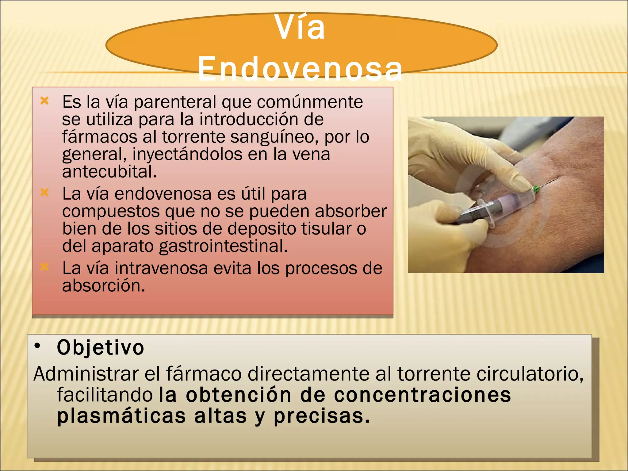 Via endovenosa | PPT