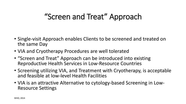 Visual Inspection with AceticAcid of the Cervix Uteri | PPTX | Medical ...