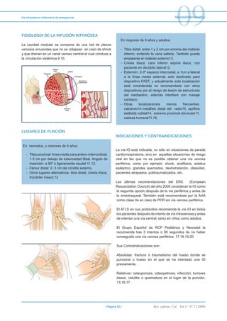 Via intraosea en enfermeria de emergencias | PDF