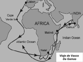 Viajes de descubrimientos siglo XV y XVI | PPT | South America Travel ...