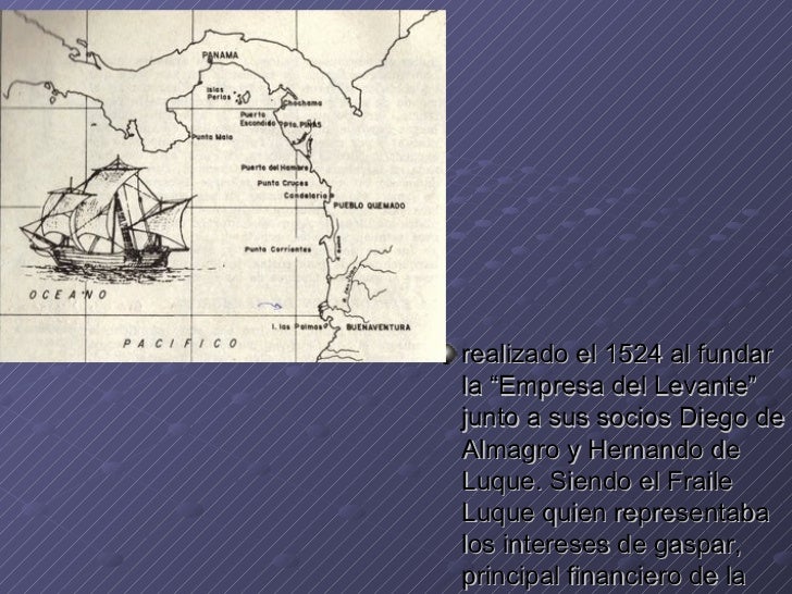 Francisco Pizarro Ship Route