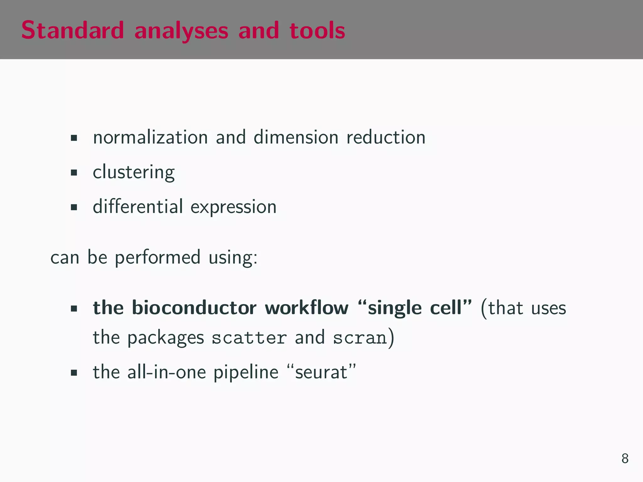 A short introduction to single-cell RNA-seq analyses | PDF