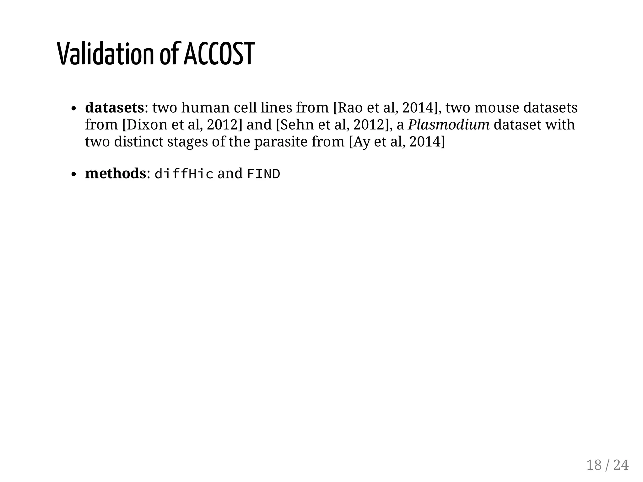 'ACCOST' for differential HiC analysis | PPT