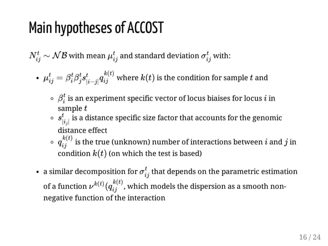 'ACCOST' for differential HiC analysis | PPT