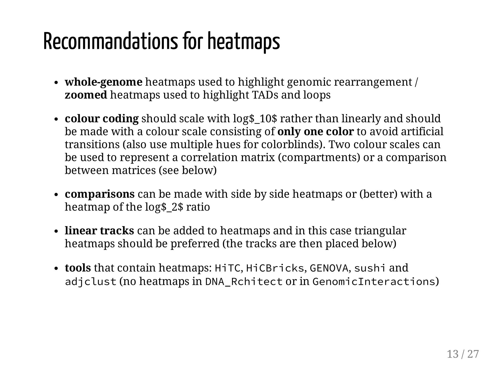 R tools for HiC data visualization | PDF | Genetics | Science