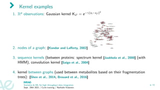 Kernel methods and variable selection for exploratory analysis and multi-omics integration | PPT