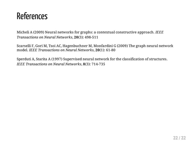Convolutional networks and graph networks through kernels | PPT