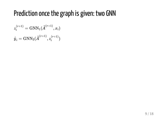 A review on structure learning in GNN | PPT