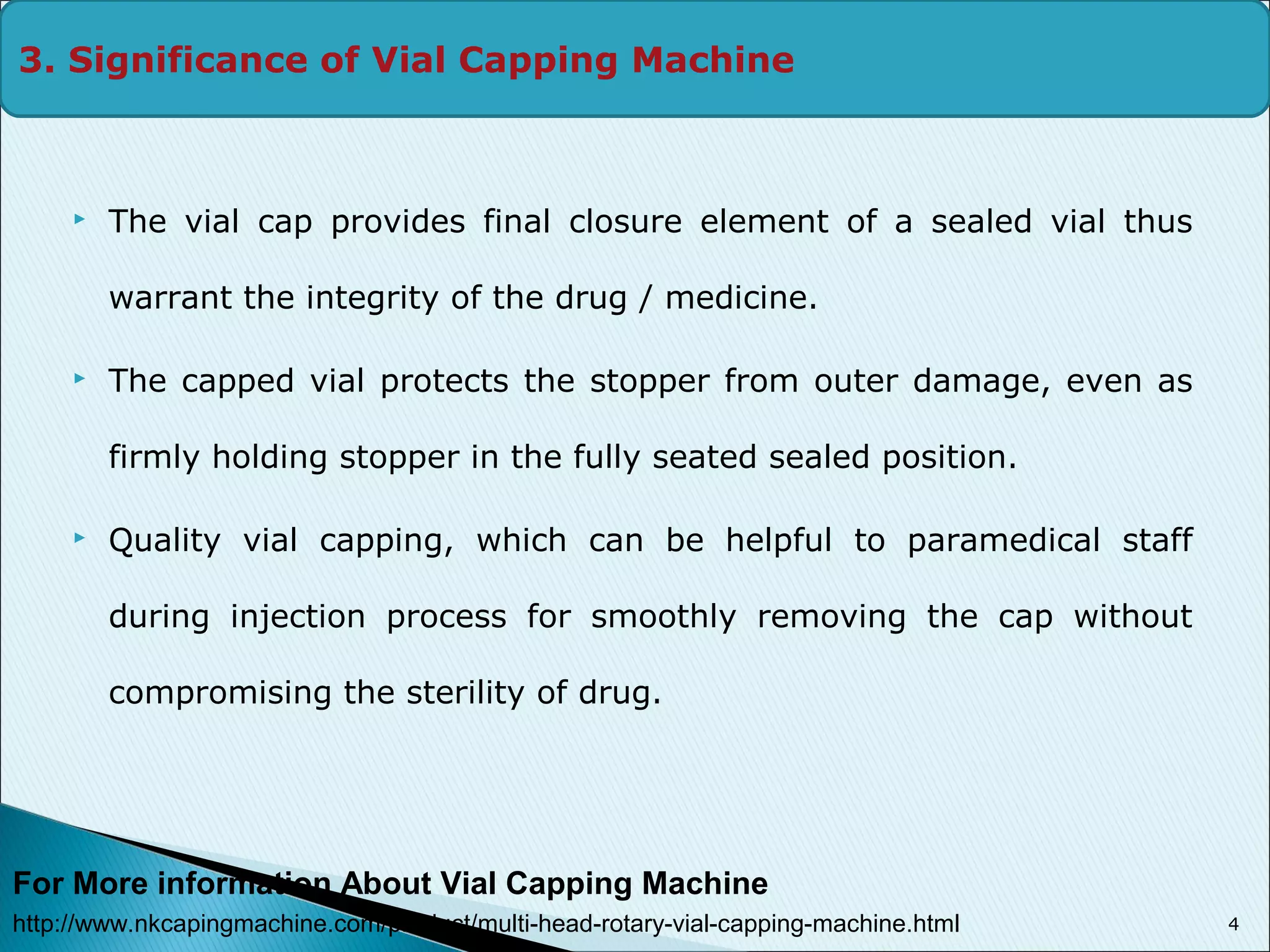 Fascinating Guideline About range of Vial Capping Machine | PPT