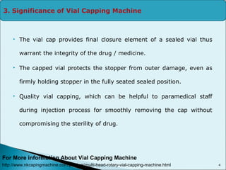 Fascinating Guideline About range of Vial Capping Machine | PPT