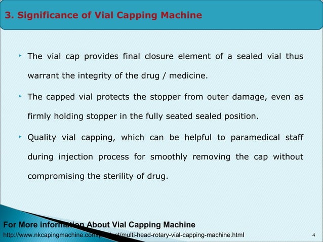 Fascinating Guideline About range of Vial Capping Machine | PPT