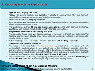 Fascinating Guideline About range of Vial Capping Machine | PPT