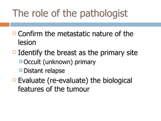 ABC1 - G. Viale - Role of pathology in the management of advanced ...