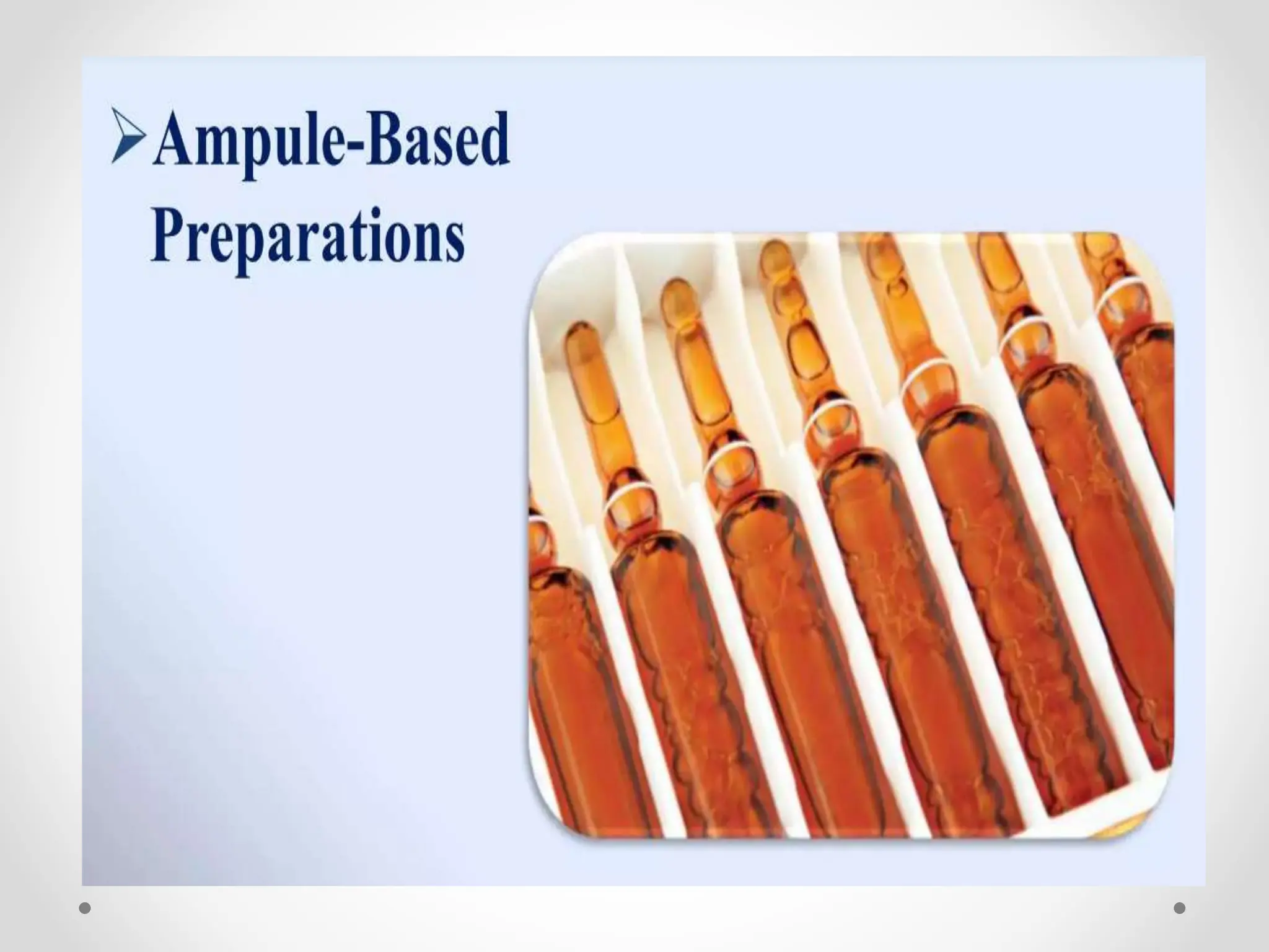 Vials & Ampoules - preparation of medicines | PPTX