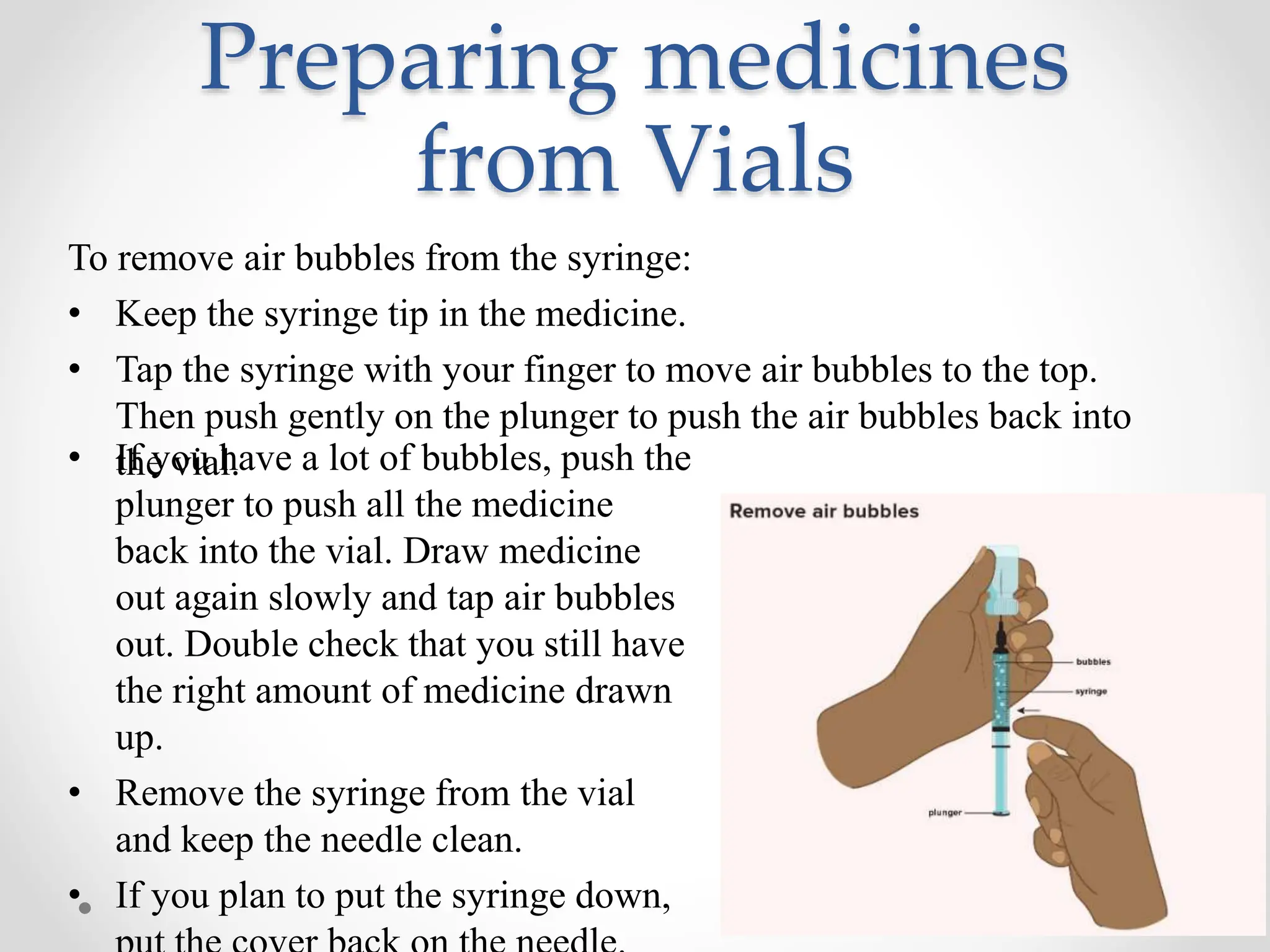 Vials & Ampoules - preparation of medicines | PPTX