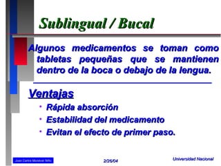 VÍAS DE ADMINISTRACIÓN DE MEDICAMENTOS | PPT