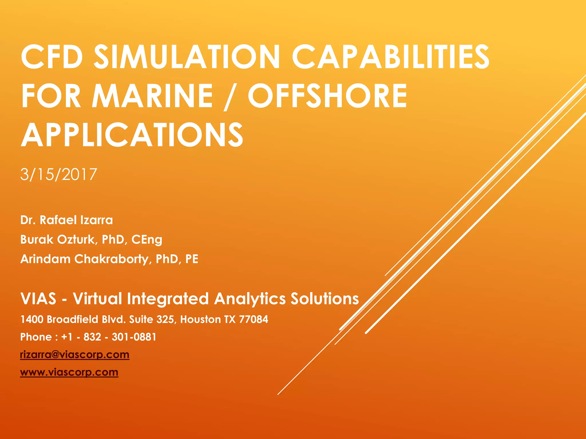 CFD simulation Capabilities for marine / offshore Applications | PDF