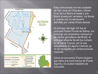Vias de acceso a Puerto Suárez | PPT