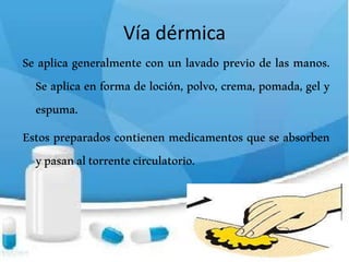 Vias de administracion de medicamentos | PPTX