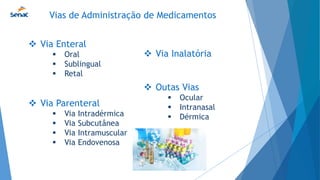 Vias de Administração de Medicamentos.pptx