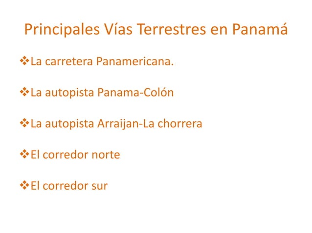 Vias de comunicacion | PPTX